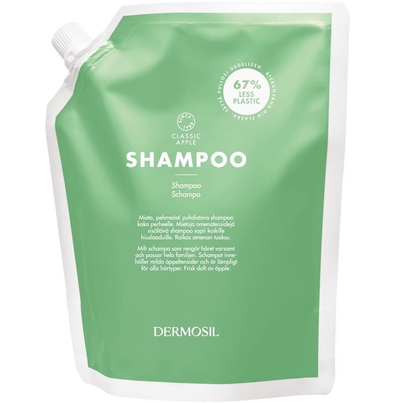 Omenainen shampoo täyttöpussissa - Dermosil Omenainen shampoo täyttöpussissa - Dermosil