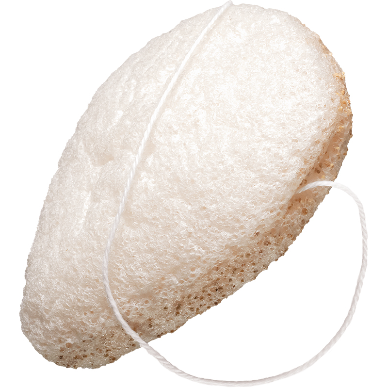 Kaksipuolinen konjac-sieni ihon puhdistukseen ja kuorintaan - Dermosil